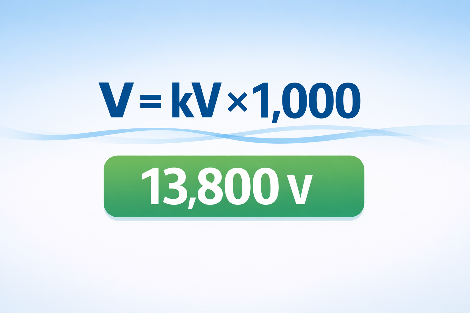kV to Volts Calculator — Convert Kilovolts to Volts