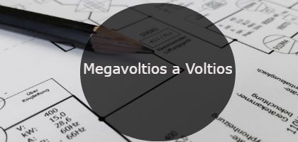 Calculadora de Megavoltios a Voltios con inteligencia artificial (IA)