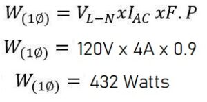 Calculadora Voltios a Watts – Formula, tablas, ejemplos