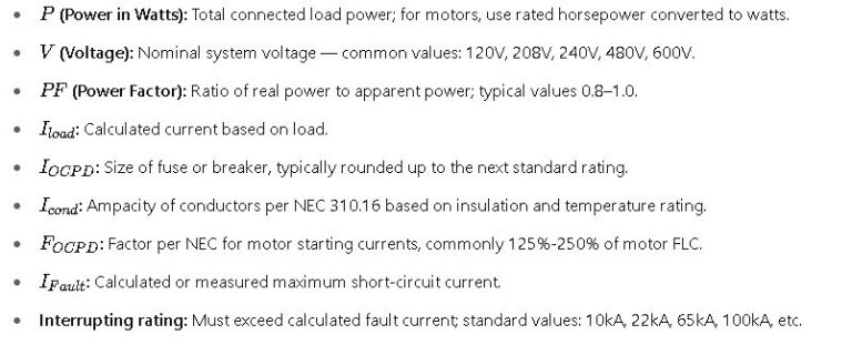 Ultimate Guide to Fuse and Circuit Breaker Sizing: NEC