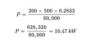 RPM to kW Conversion Calculator, Formula, Chart & Real Examples