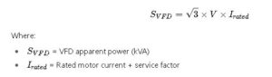 VFD (Variable Frequency Drive) Sizing Calculator – IEC & IEEE