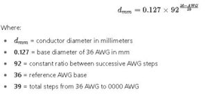 mm² to AWG Conversion Calculator – IEC & NEMA