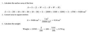 Ultimate Guide to Calculating Packaging Material Weight