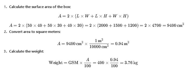 Ultimate Guide to Calculating Packaging Material Weight