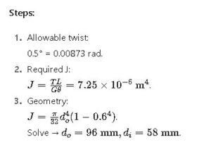 Torque Calculator for Hollow and Solid Shafts
