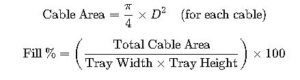 Conduit and Cable Tray Fill Calculator – NEC