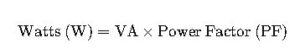 VA to Watts Calculator – Convert with Formula & Table