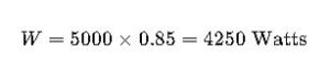 VA to Watts Calculator – Convert with Formula & Table