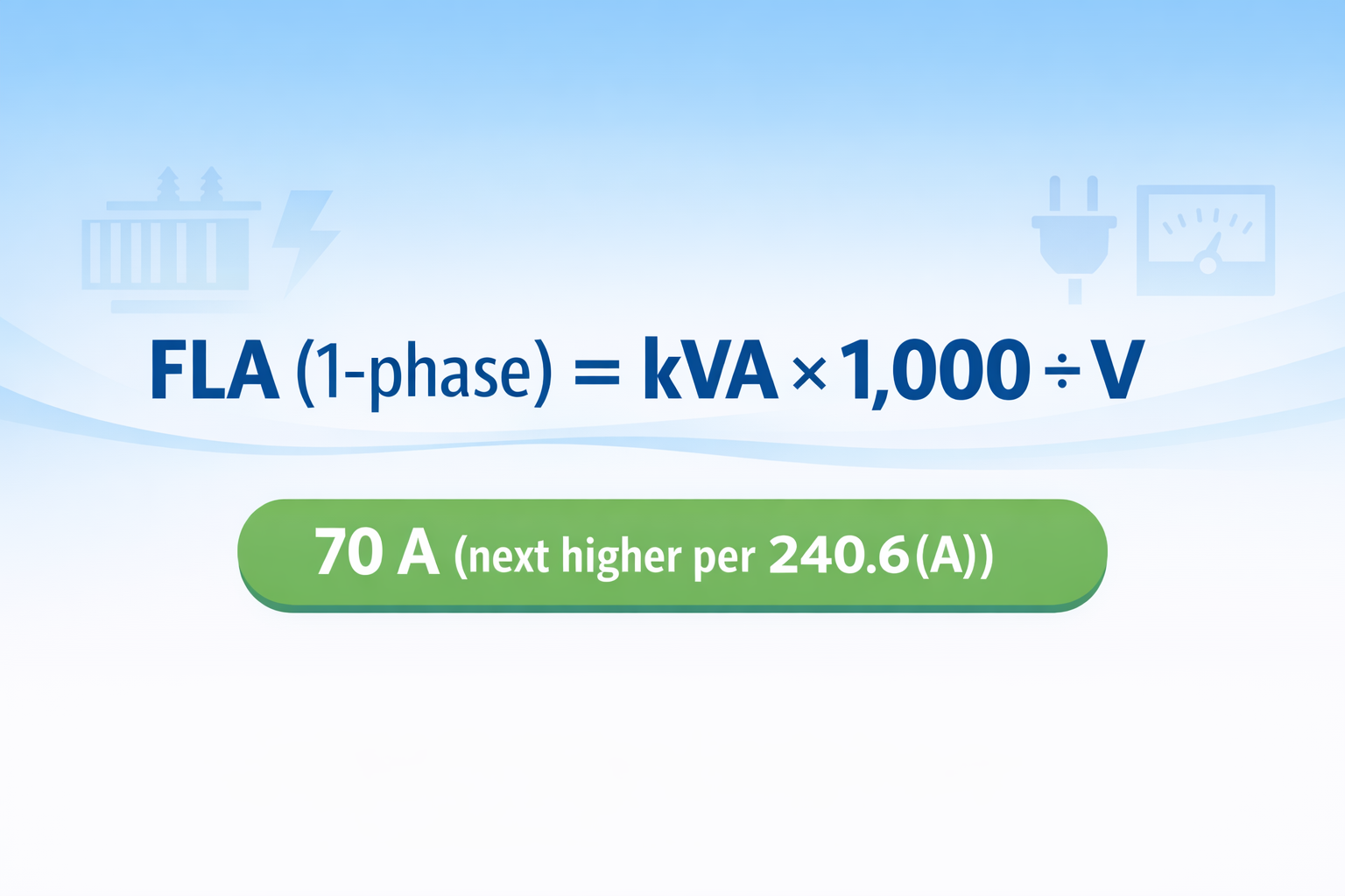 Nec Protection Sizing Calculator Primary Secondary
