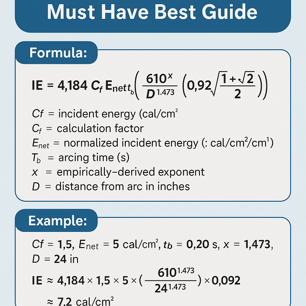 arc flash incident energy calculator - Must-Have Best Guide ...