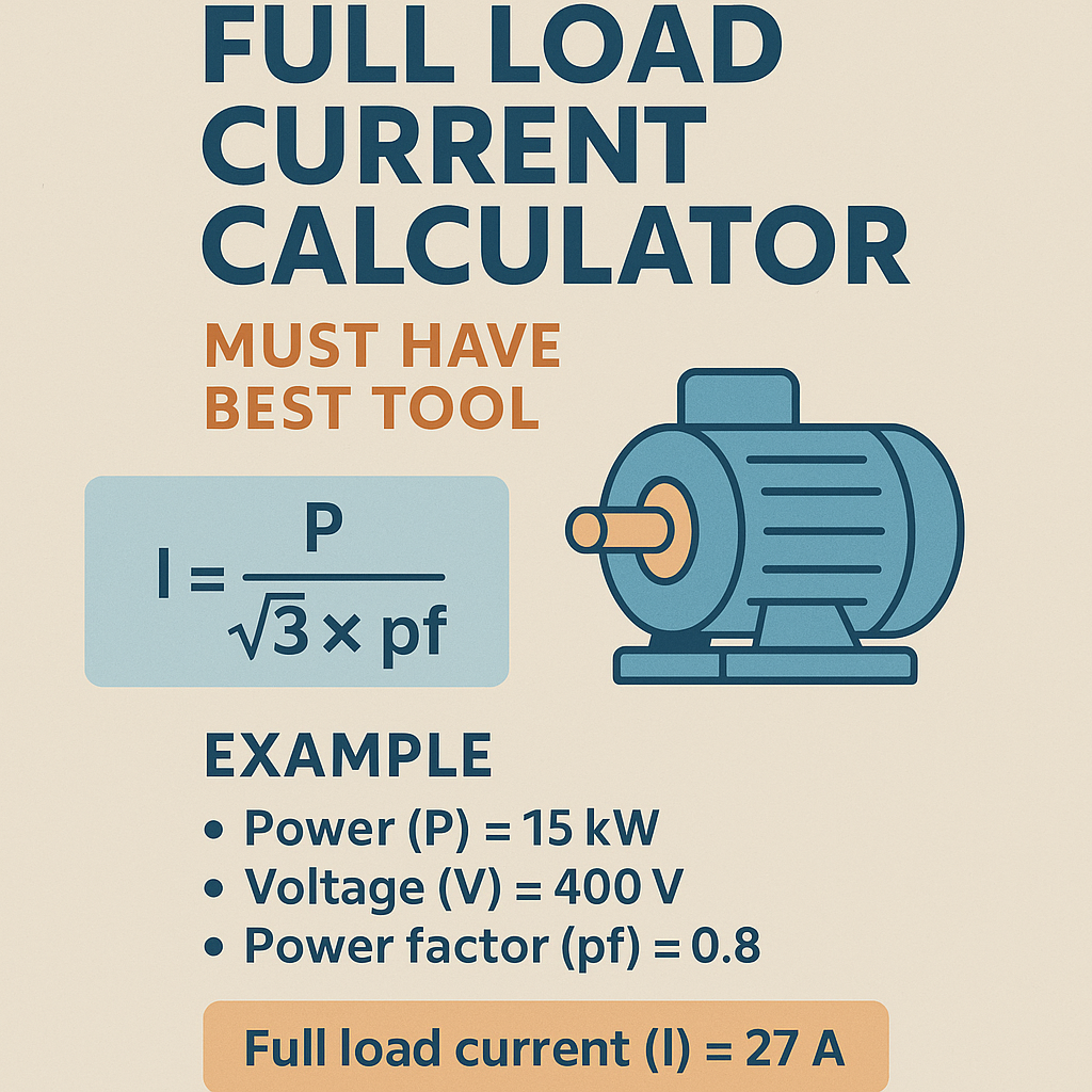 Motor Full Load Current Calculator - Must-Have Best Tool - Calculators ...